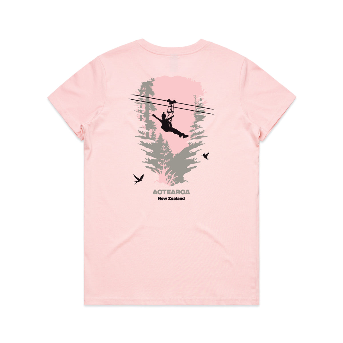 Womens CAP Zipline T-Shirt – Christchurch Adventure Park Shop